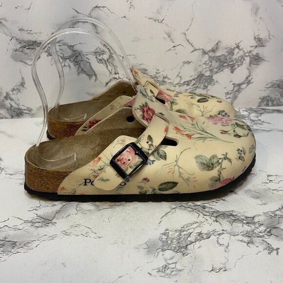 Birkenstock | Shoes | Birkenstock Papillio Women 5n Boston Clogs Floral ...